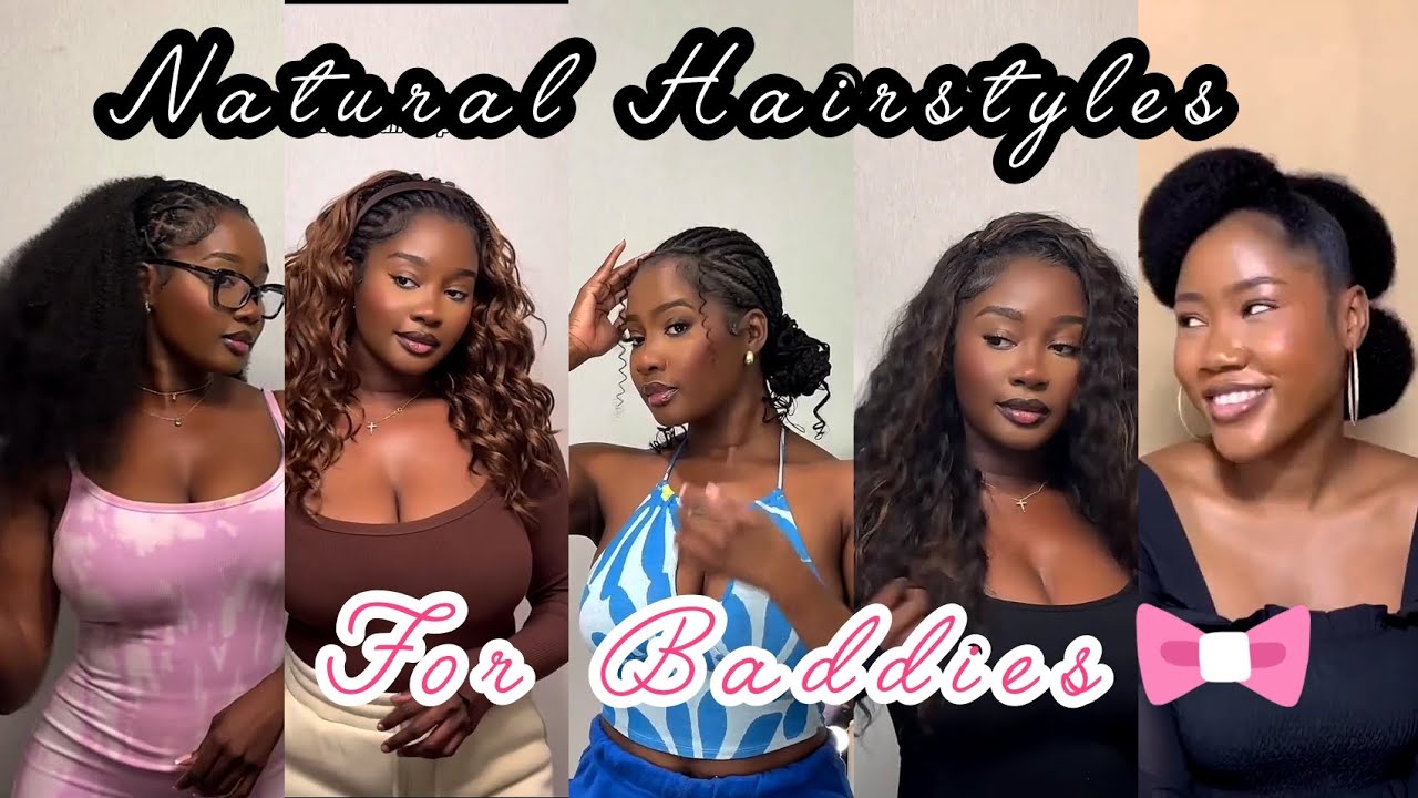 🧬Cute and Trendy Natural Hairstyles For Baddies / Black Women 2025 / 🎀 ...