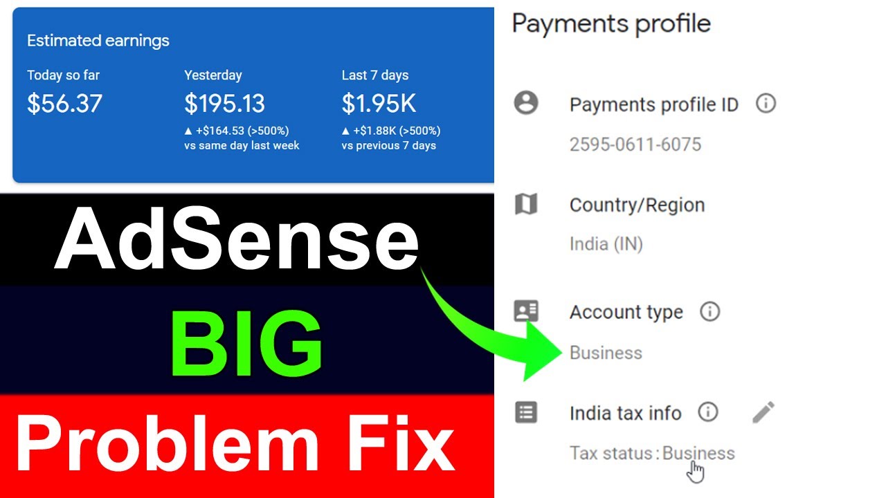 How To Change AdSense Business Account To Individual Account Business How To Change AdSense Business Account To Individual Account Business