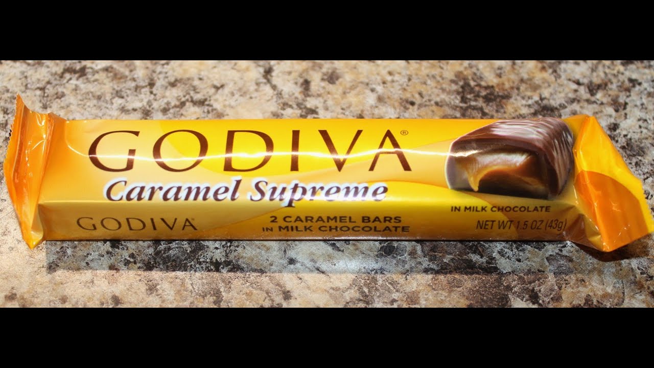 Godiva: Caramel Supreme Candy Bar Review - YouTube