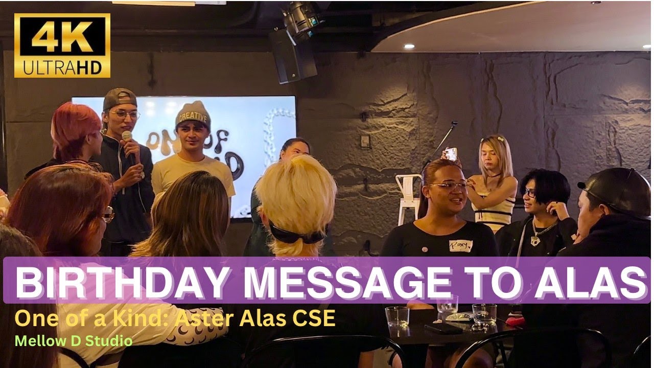 [FANCAM] Birthday Message to Alas at One of Kind: Alas CSE (042625 ...