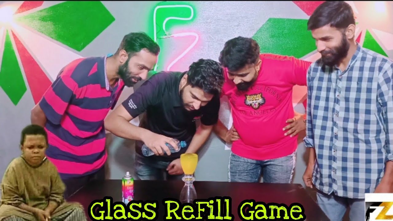 Glass Re Fill Game | Fun Zone | Challange | Table Game | - YouTube