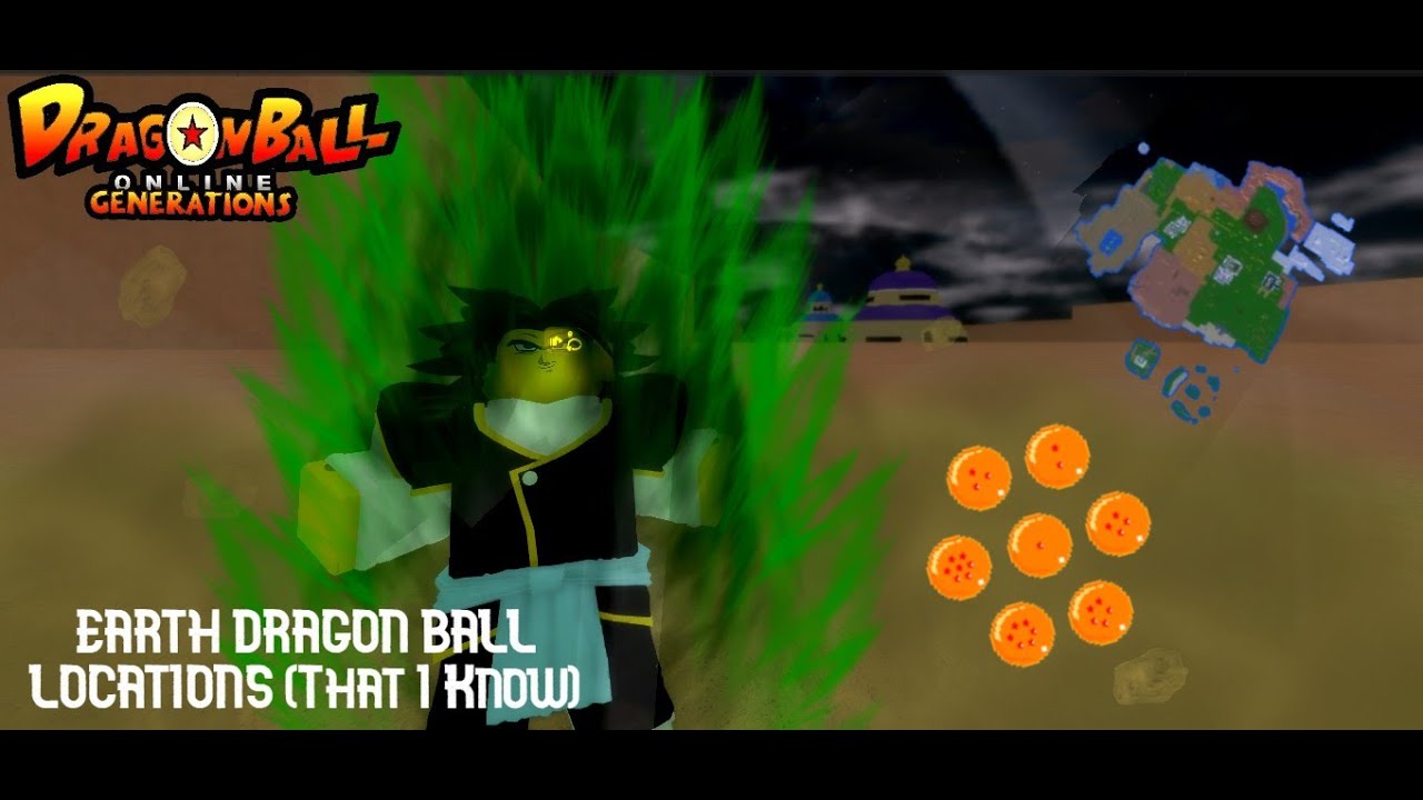 DBOG EARTH DRAGON BALL LOCATIONS (That I Know) - YouTube