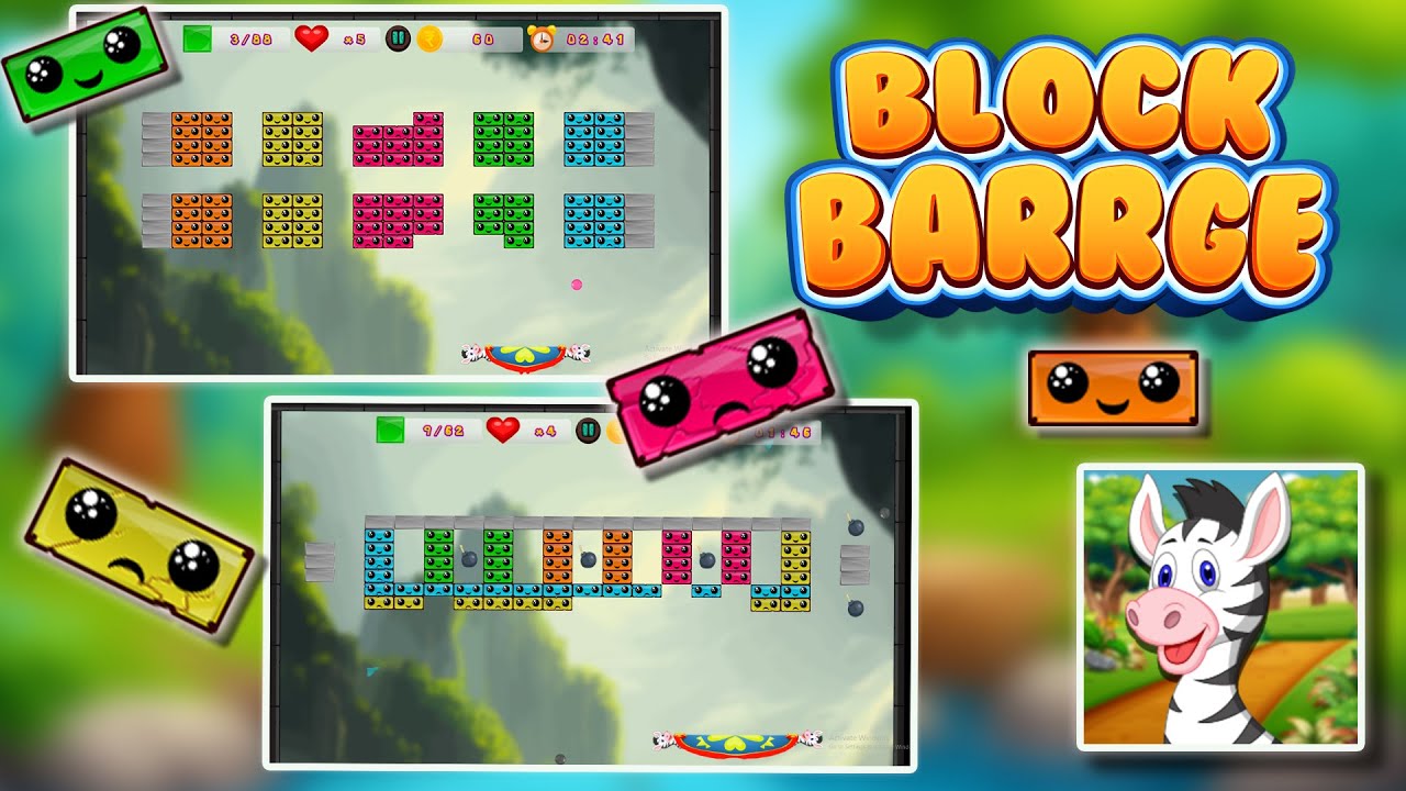 Block Barrge || Construct 3 Game Template || Source code - YouTube