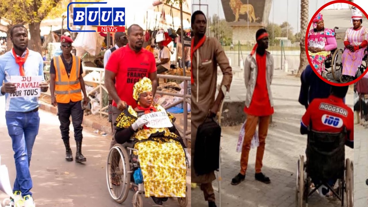 Dakar Marginalisés Les Handicapés Diplômés Du Sénégal Dans La Rue
