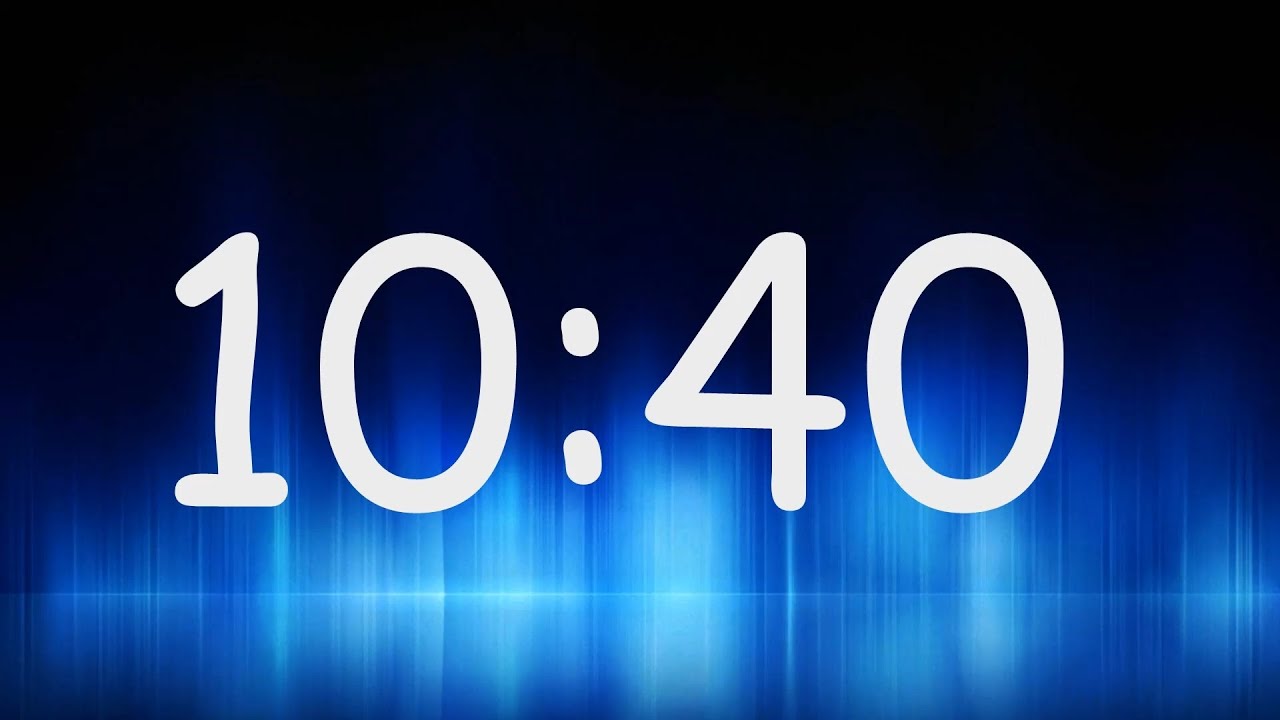 10 40 Minutes Timer Countdown From 10min 40sec YouTube
