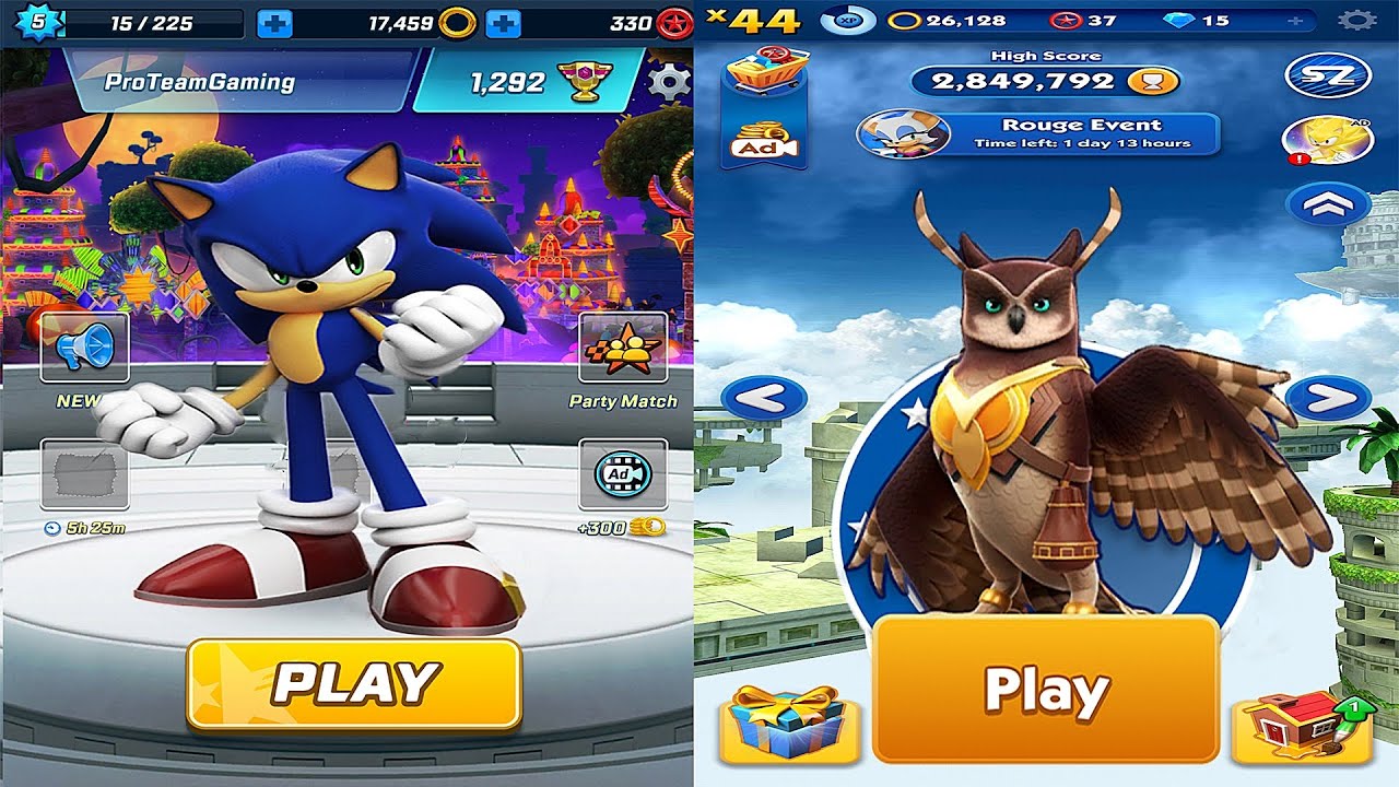 Sonic vs Sonic Longclaw - Sonic Forces vs Sonic Dash | Pro Battle - YouTube