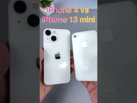 iPhone 4 vs iPhone 13 mini #shorts