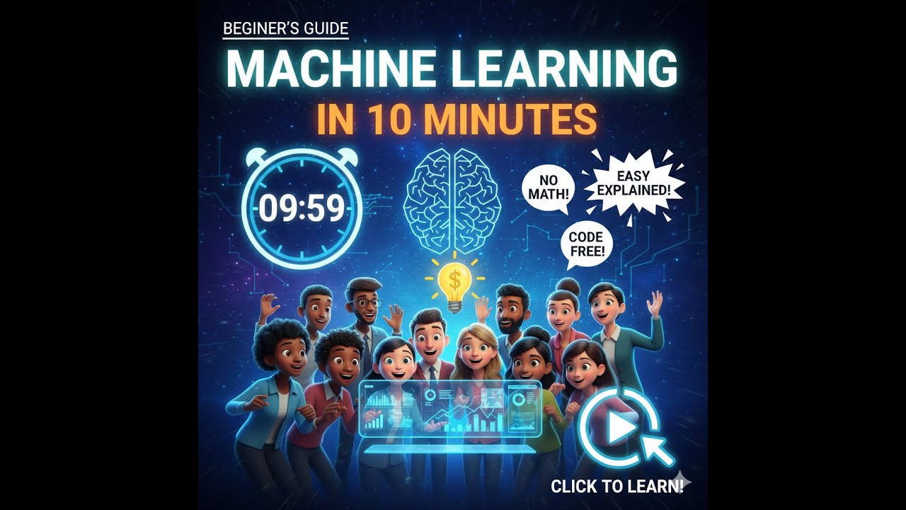 Machine Learning Explained in 10 Minutes — Easy & Beginner-Friendly ...