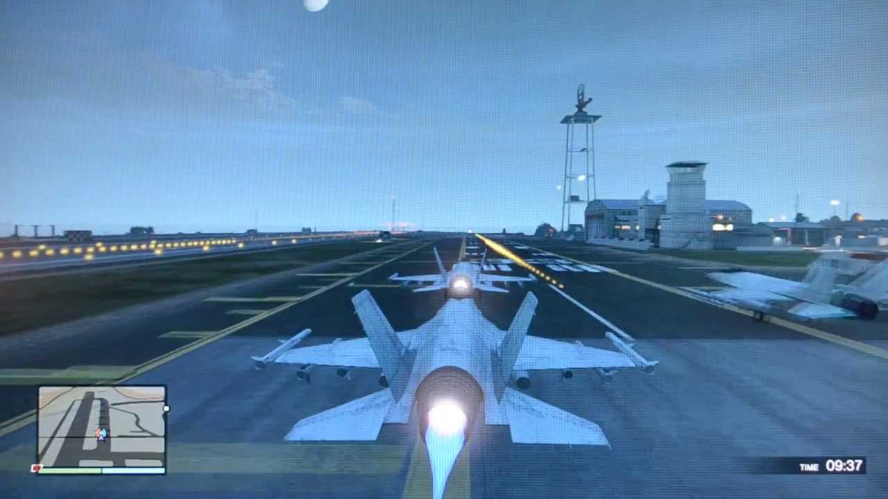 Jet Fight with Missiles GTA 5 Gameplay - YouTube
