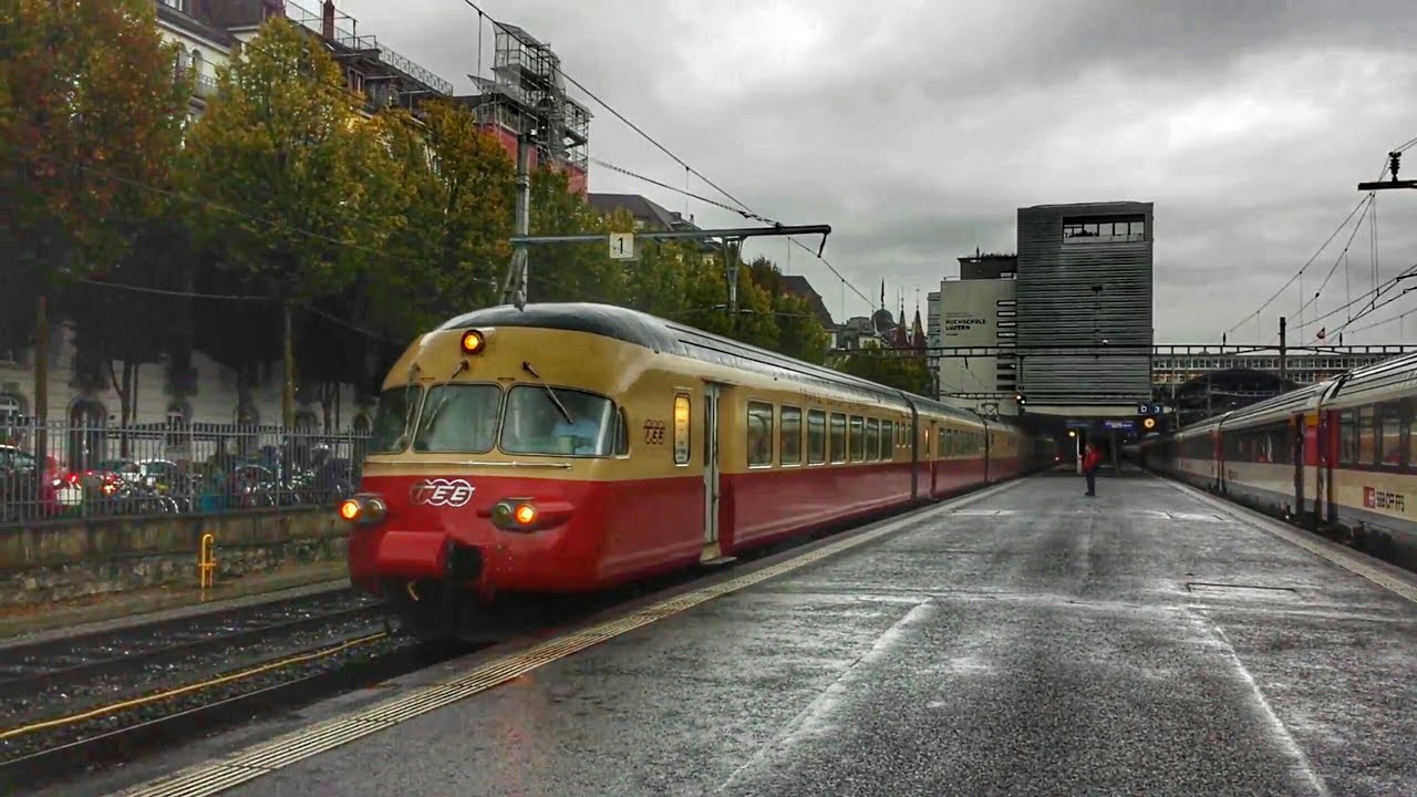 SBB Historic RAe TEE II 1053 (Trans-Europ-Express Gottardo) Abfahrt ...