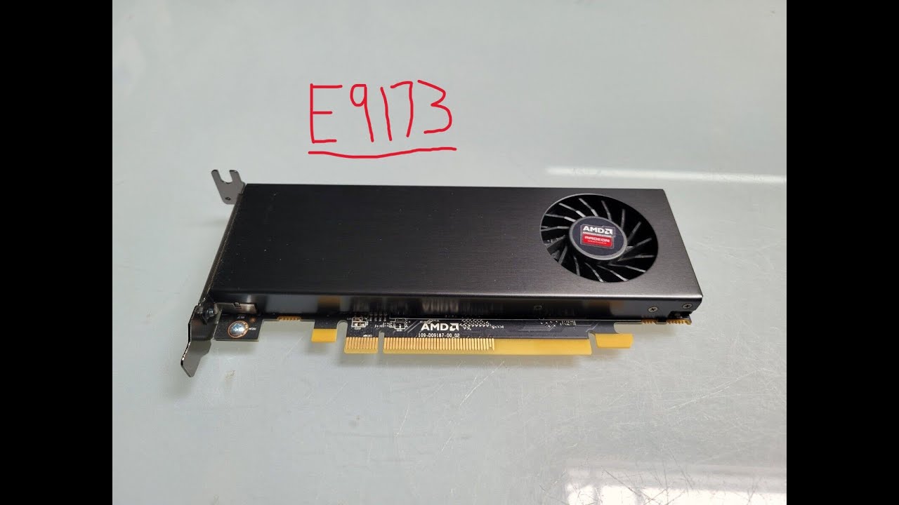 Rare Amd E9173 Graphics Card Review! - YouTube