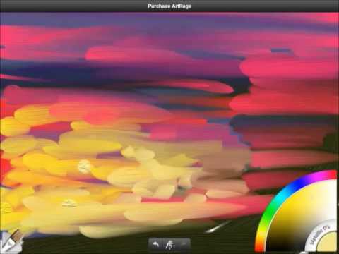 Sunset in ArtRage Oil Painter Free - YouTube
