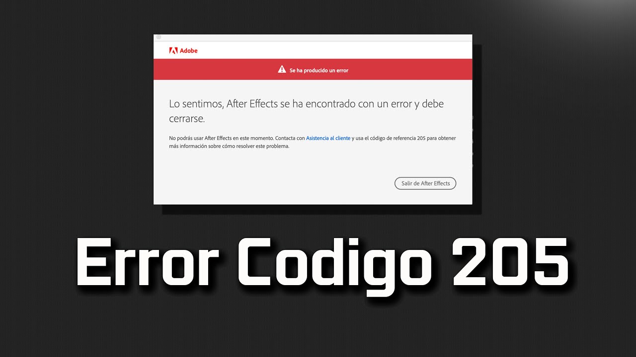 "Photoshop ha encontrado un error y necesita cerrarse, Código de ...