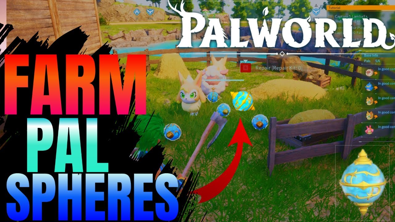 HOW TO FARM PAL SPHERES in PALWROLD Automatic Sphere Farm Guide - YouTube