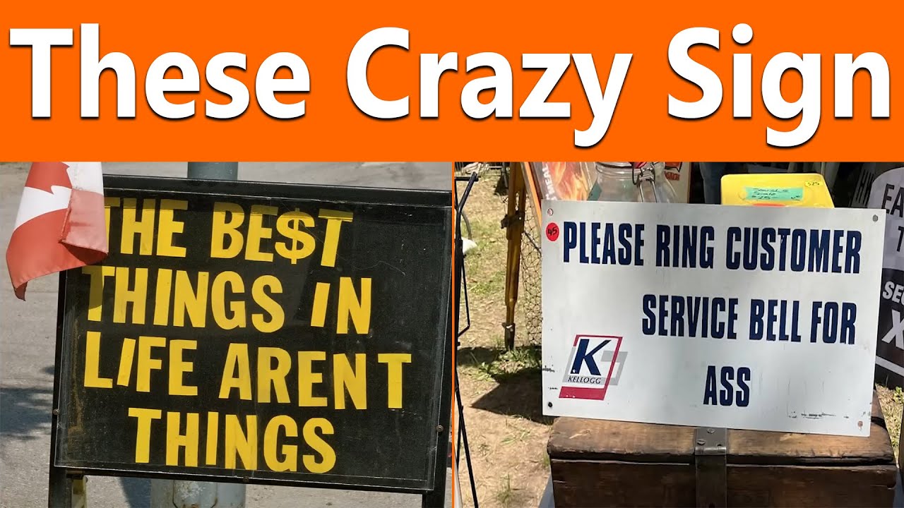 These Crazy Signs You Won’t Believe Exist 😱😂 | Funniest Road & Street ...