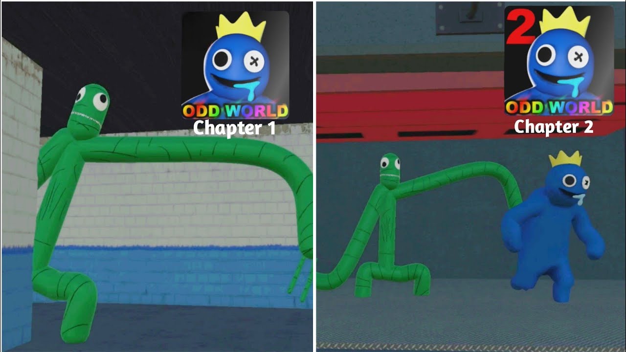 Rainbow Friends Chapter 1 2 Remake Full Gameplay - YouTube