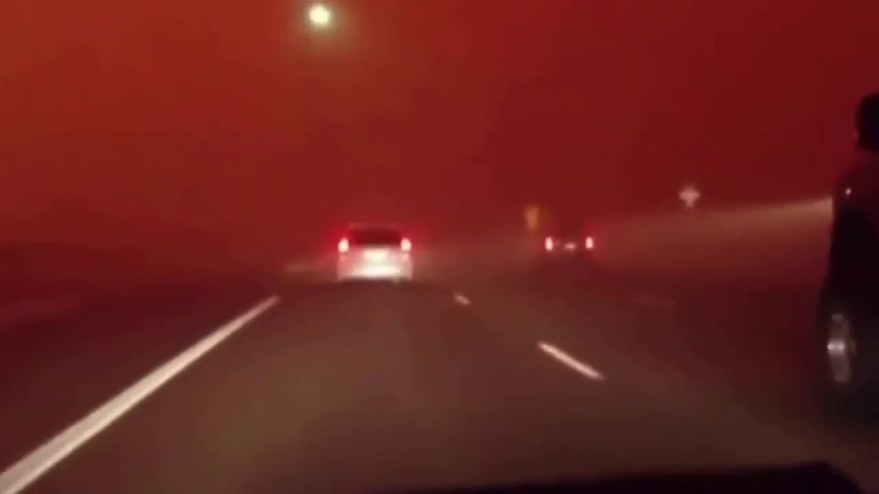 Life inside a sandstorm. Driving and walking in sandstorm - YouTube