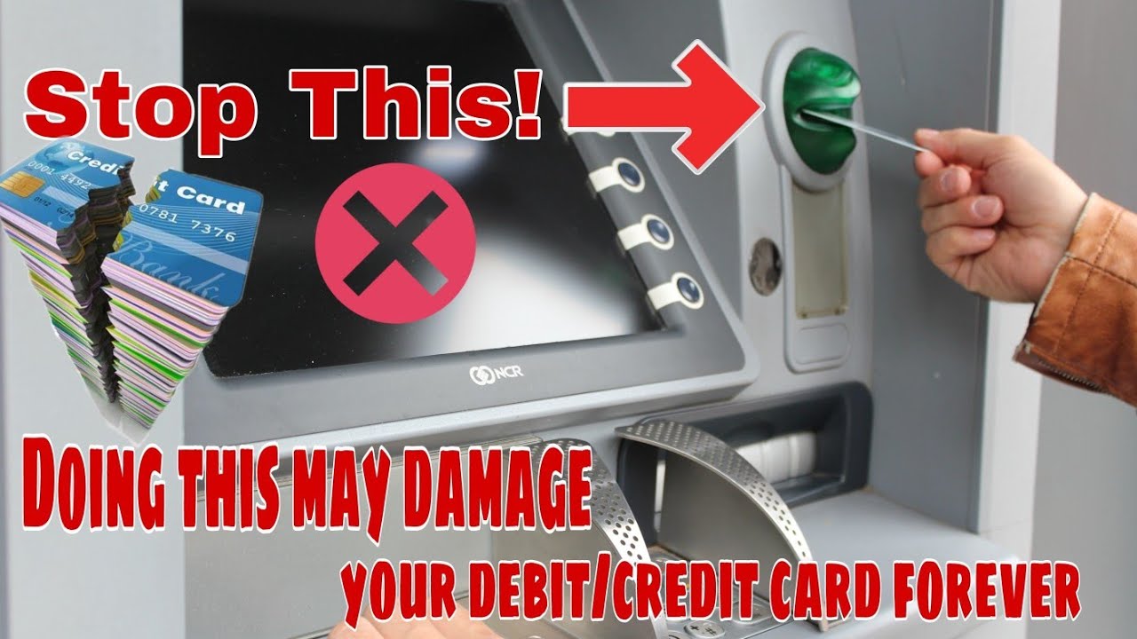 How to use new EMV Chip Atm cards at ATM machine #chipdebitcard #emv ...
