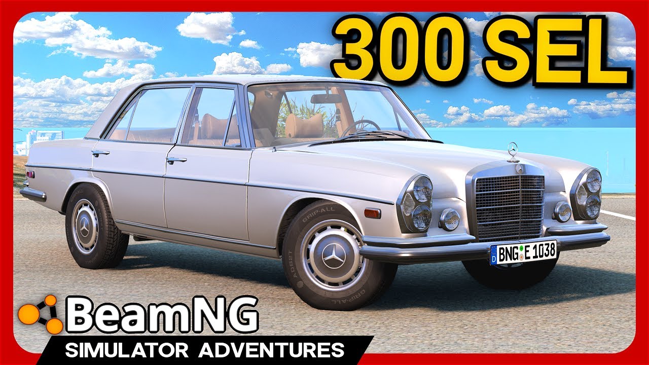 1960s AMG!? - BeamNG Mercedes 300 SEL Mod - YouTube