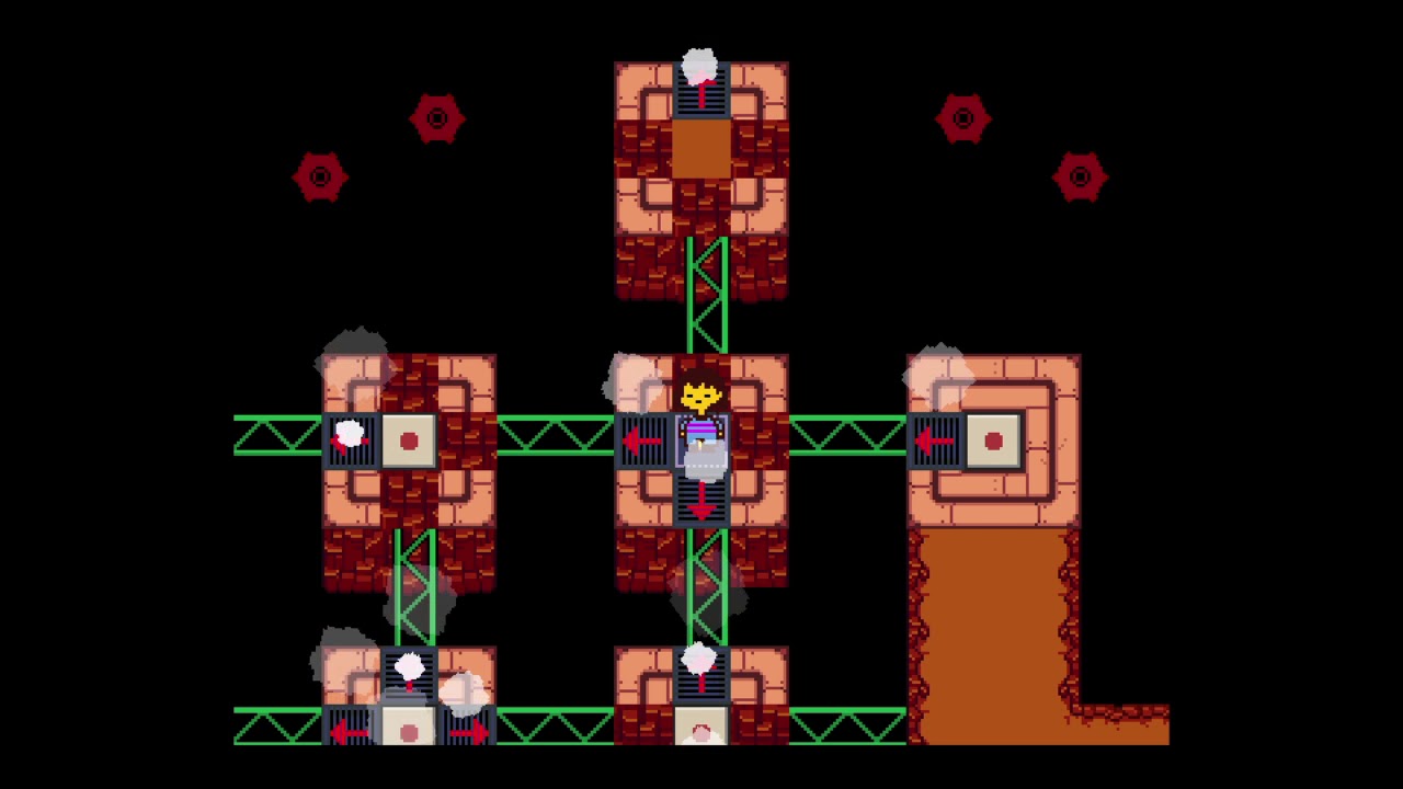 Undertale hot land puzzle - YouTube
