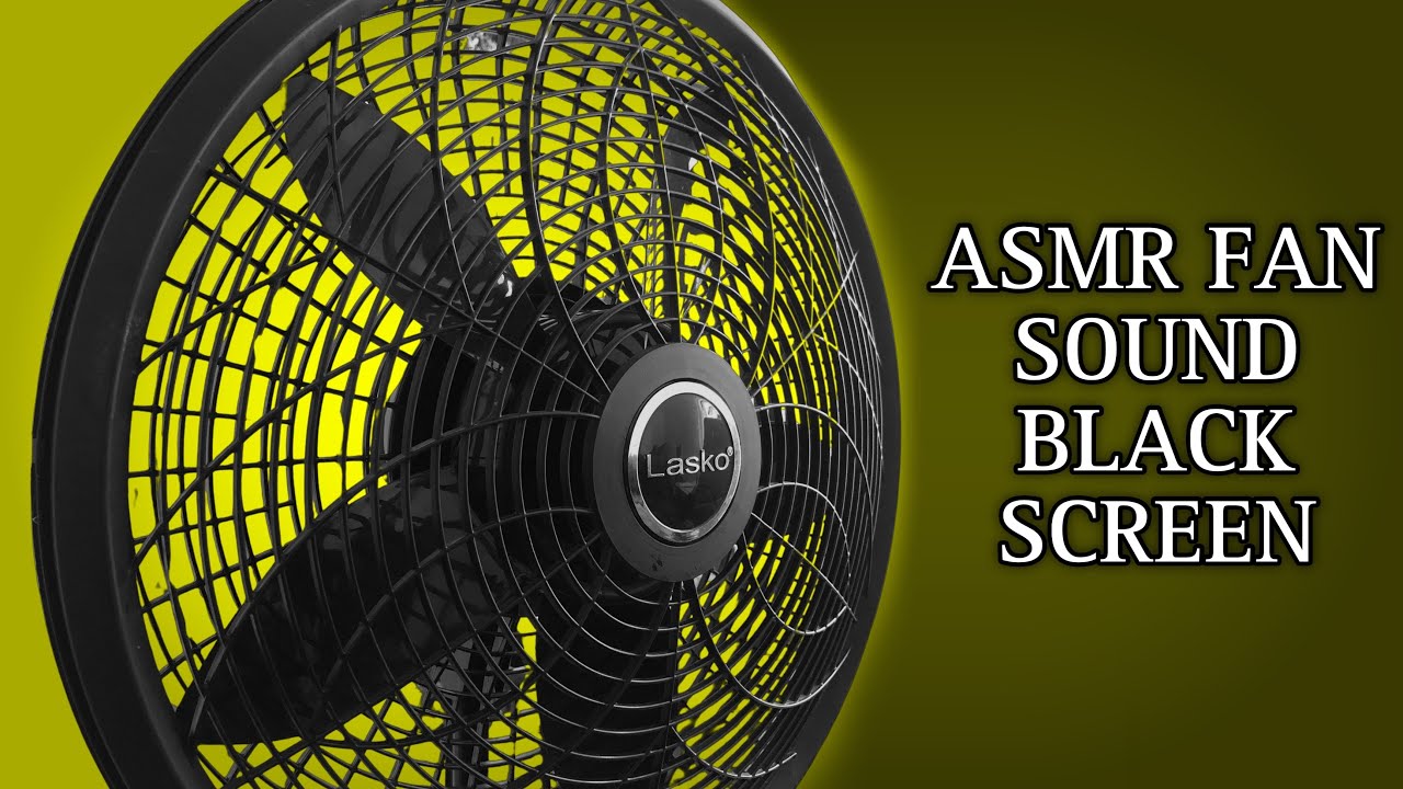 ASMR fan sound black screen for long snoozing 😴 and relaxation - YouTube