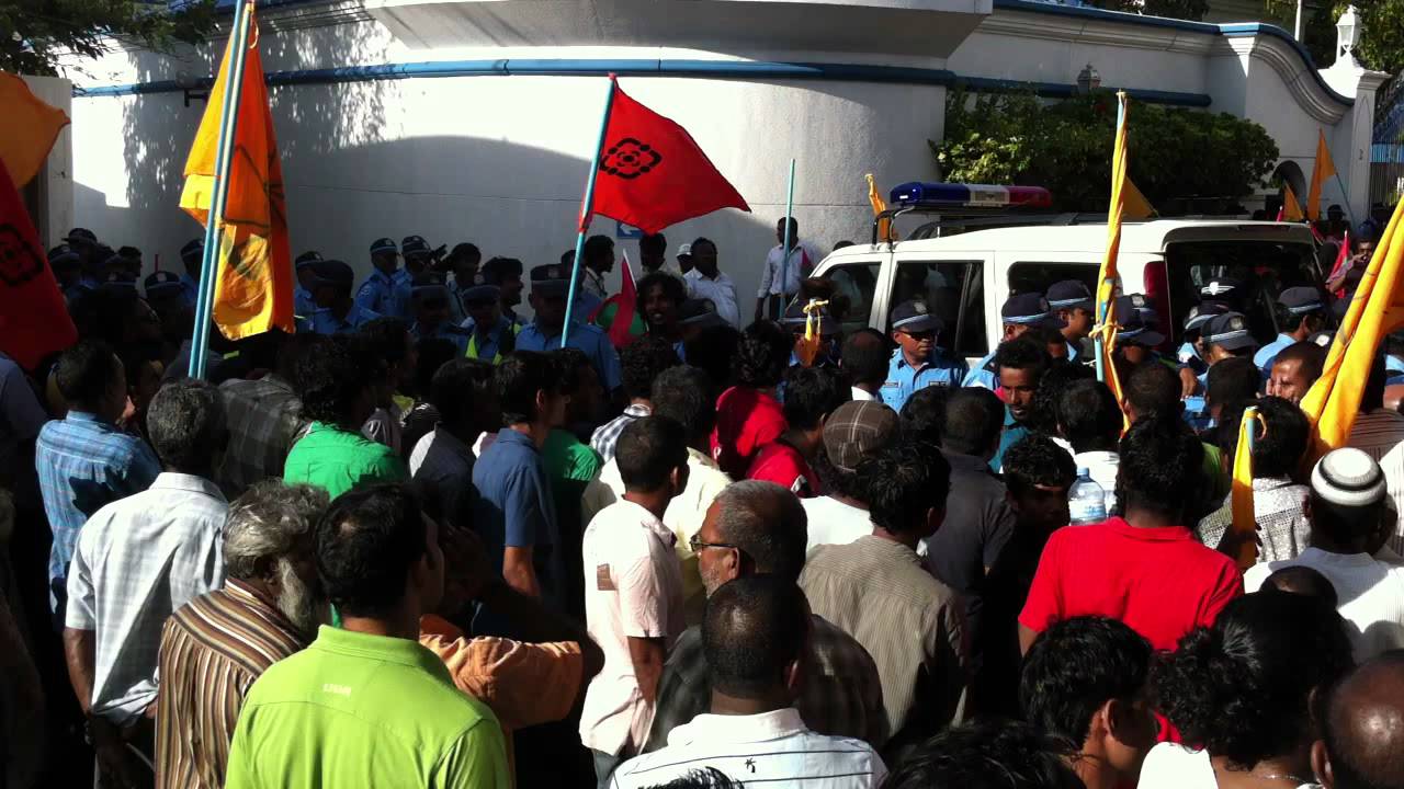MDP protest at Supreme Court - YouTube
