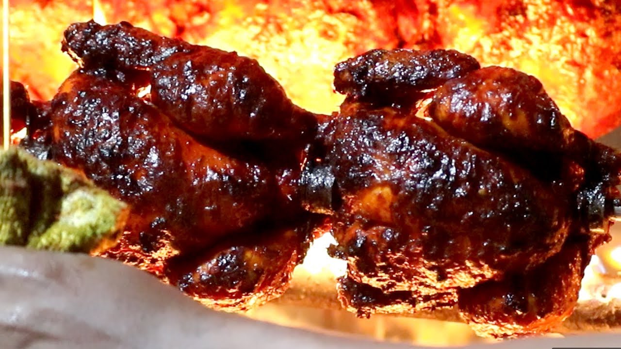 Amazing Grill Chicken !! Awesome Chicken Kabab being made in the ...