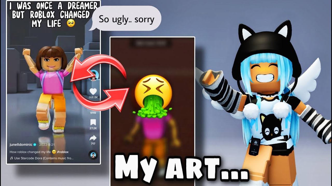 DRAWED BY ART DORА IN GAME SPRAY PAINT ROBLOX ! (Junell Dominic) 😍 ...