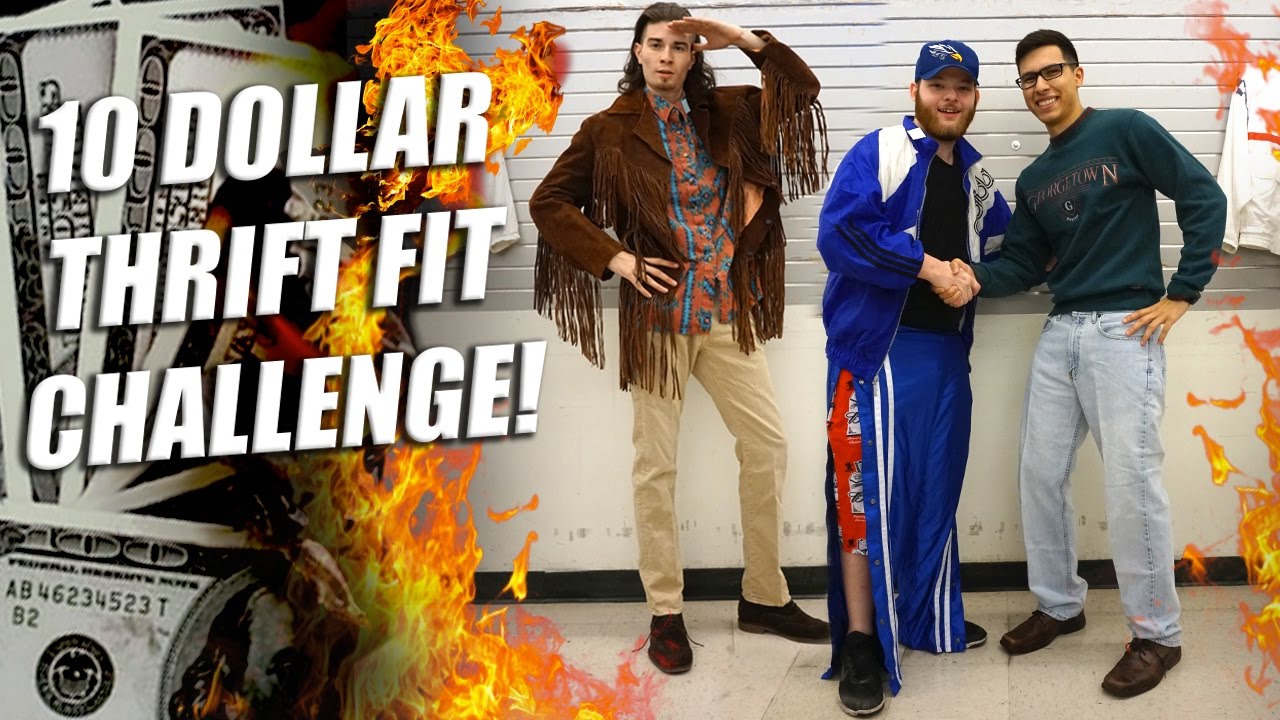 $10 Thrift Fit Challenge! Building Exotic Outfits on a Budget! - YouTube