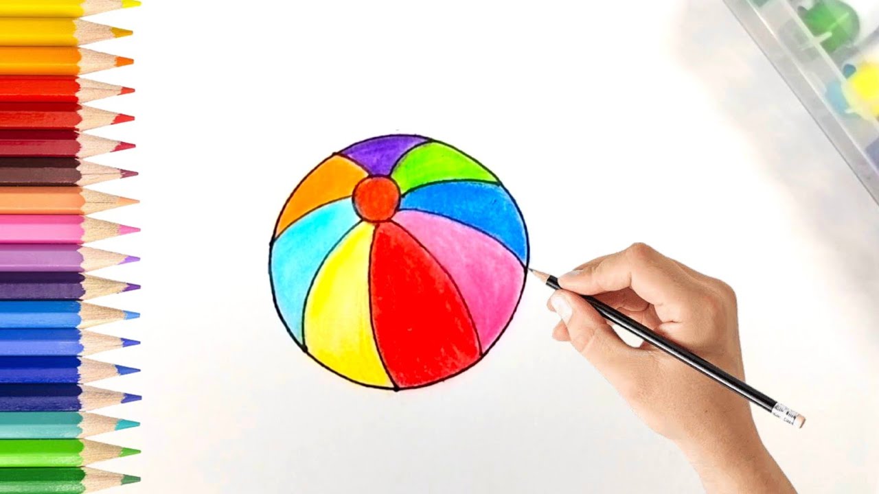 how to draw a ball || easy ball drawing || ball drawing for beginners # ...