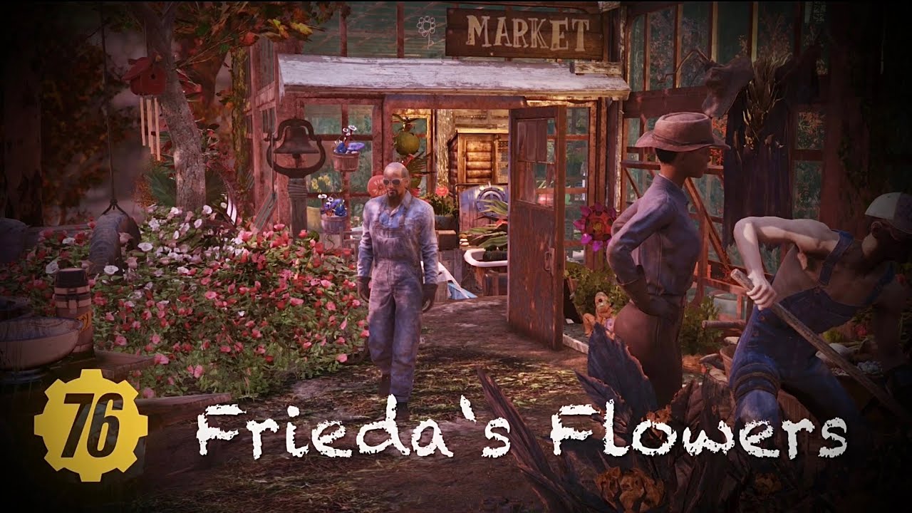 FALLOUT 76 immersive CAMP I Frieda’s Flowers I AoS - a Soltstice mod ...