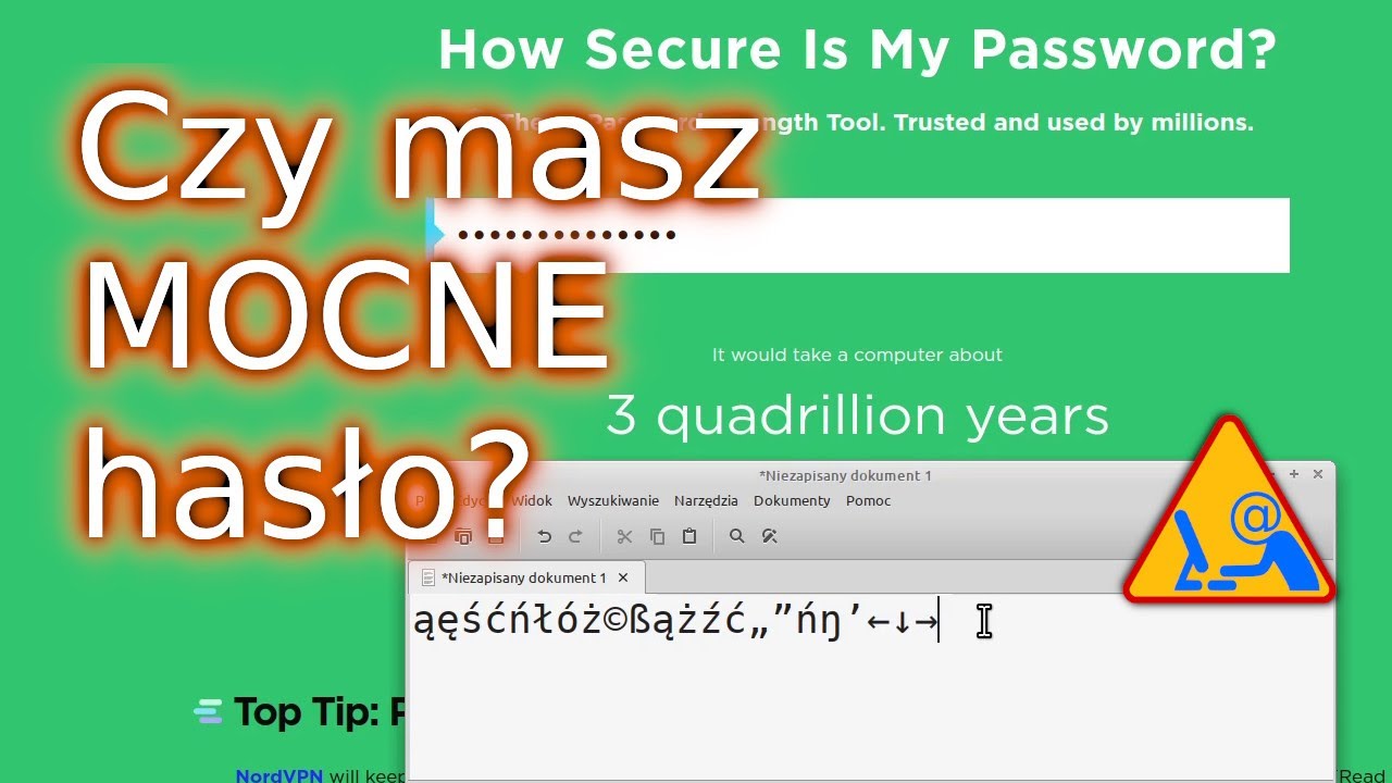 Czy masz mocne hasło? - YouTube