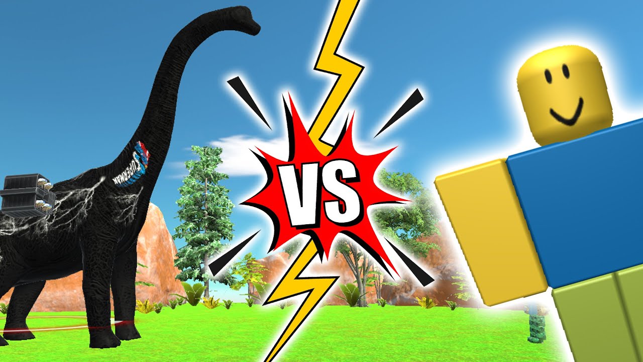 Upgrading ROBLOX NOOB vs DINOSAUR - Jurassic World Evolution 2 - ARBS ...