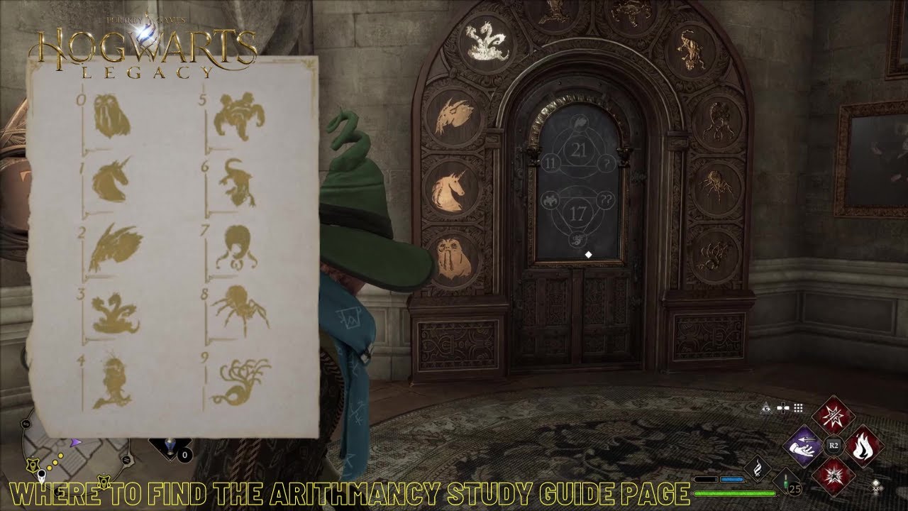 Hogwarts Legacy: Where to find the Arithmancy Study Guide Page to ...