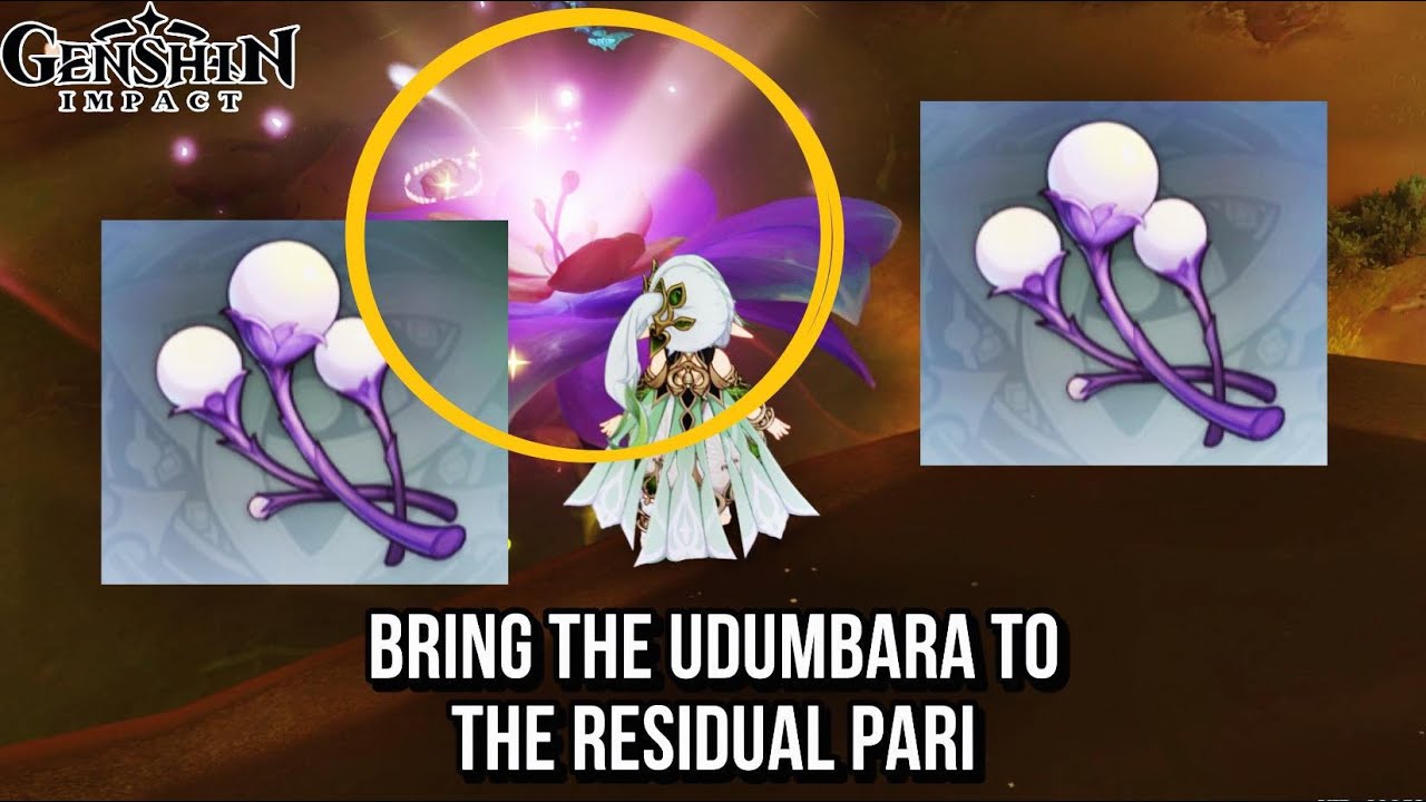 Bring the Udumbara to the residual Pari - 3 Udumbara Pistil Location ...
