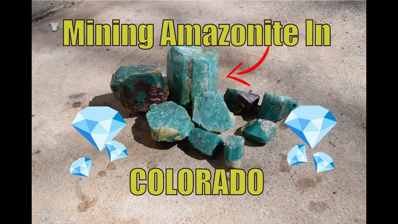 Mining Amazonite In Colorado (1 Day Workout) - YouTube