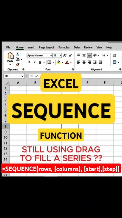 Excel Magic: Master the SEQUENCE Function in 30 Seconds! 📊🚀 - YouTube