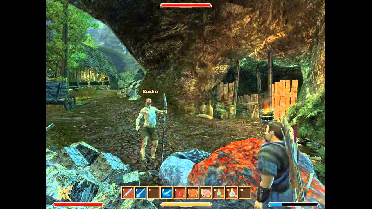 Lets Play Gothic 3 #10 Drei Trolle und eine Arena - YouTube