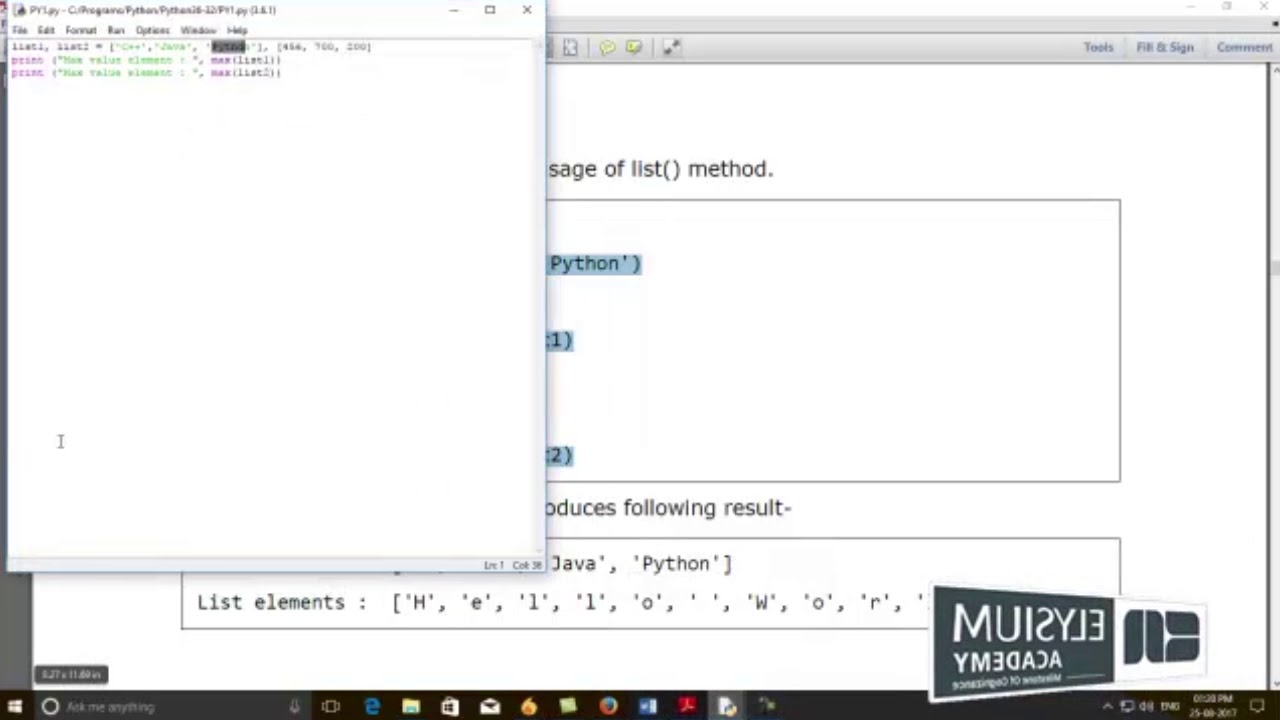Python lists - YouTube