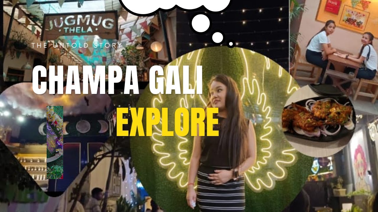 9 most beautiful cafe in Champa Gali || Saket Delhi | Found best cafe ...