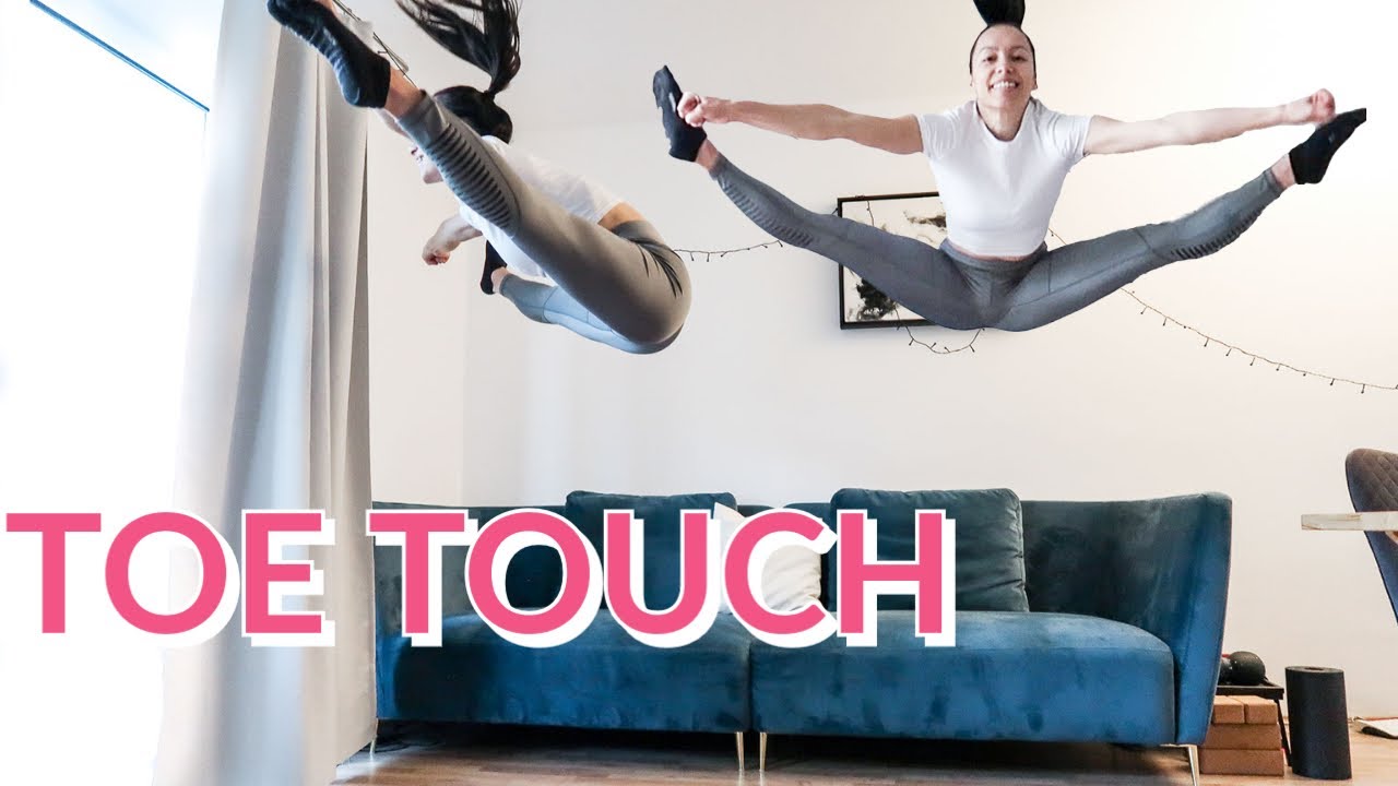 Toe Touch Dehn- und Kraftübungen // Cheerleading - YouTube