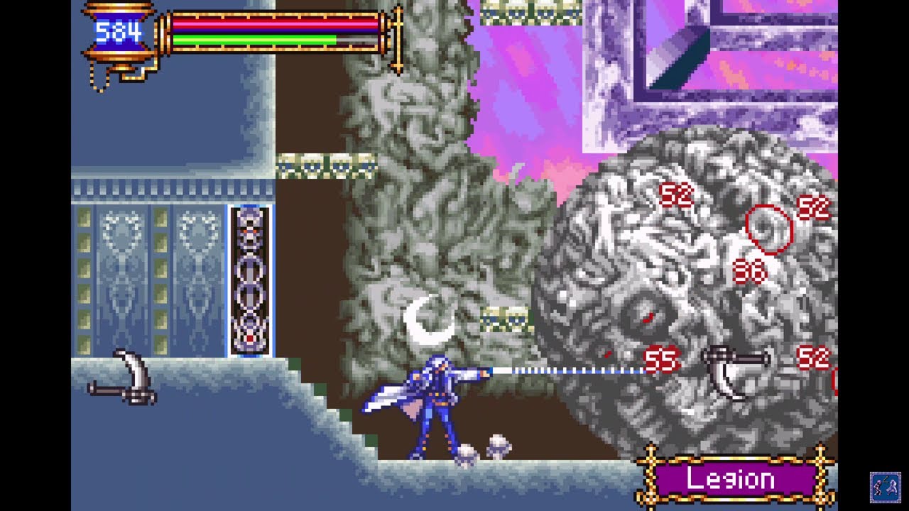 Castlevania: Aria of Sorrow: Legion (Level 25, no damage) - YouTube