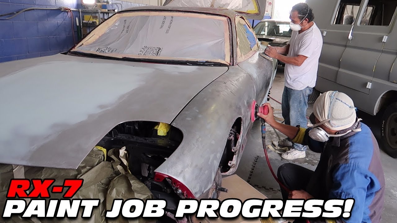 STRIPPING THE FD RX-7 TO BARE METAL!!!!! *PAINT JOB UPDATE* - YouTube