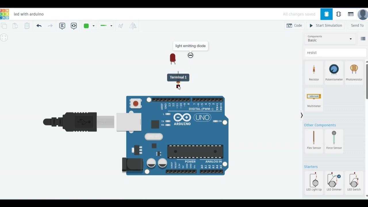 Arduino LED Setup Tutorial: Connecting LED, Resistor & Arduino – The Beauty of Controller Boards ...
