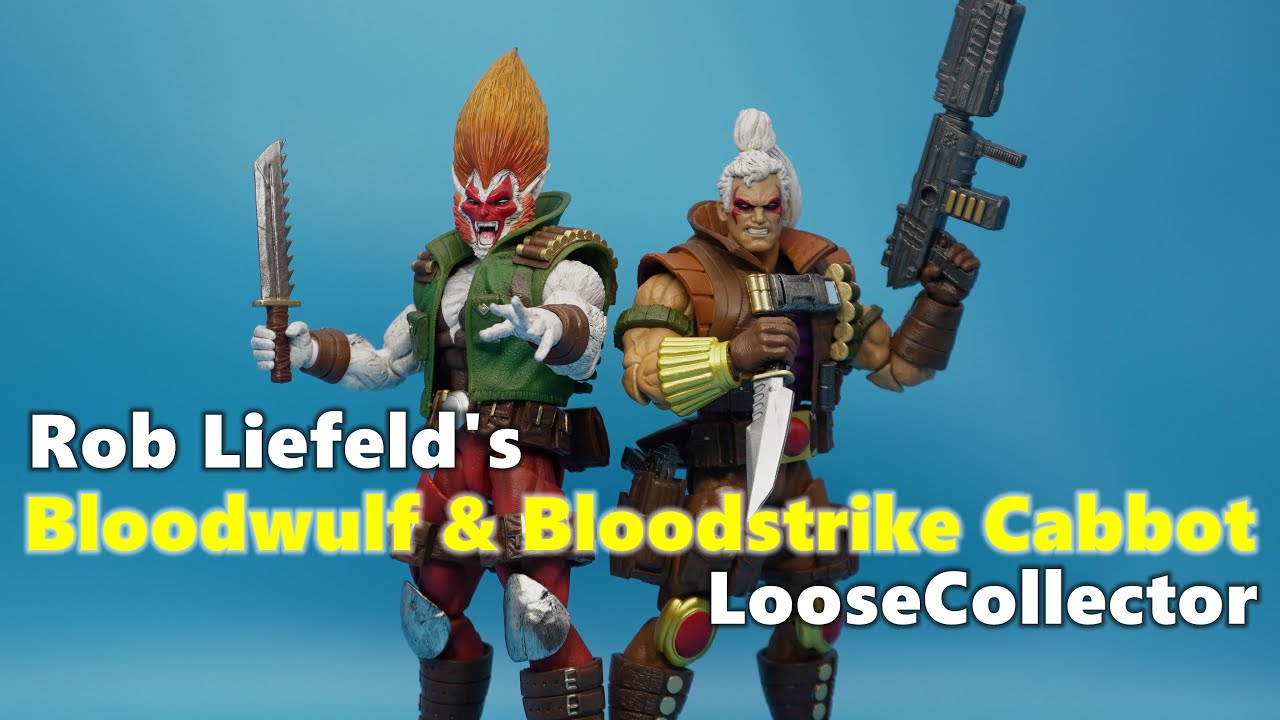 LooseCollector Rob Liefeld's Bloodwulf & Bloodstrike Cabbot Stone ...