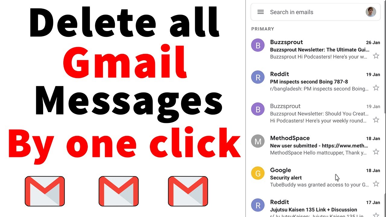 How To Delete All Gmail Messages At Once On Android YouTube How To Delete All Gmail Messages At Once On Android YouTube
