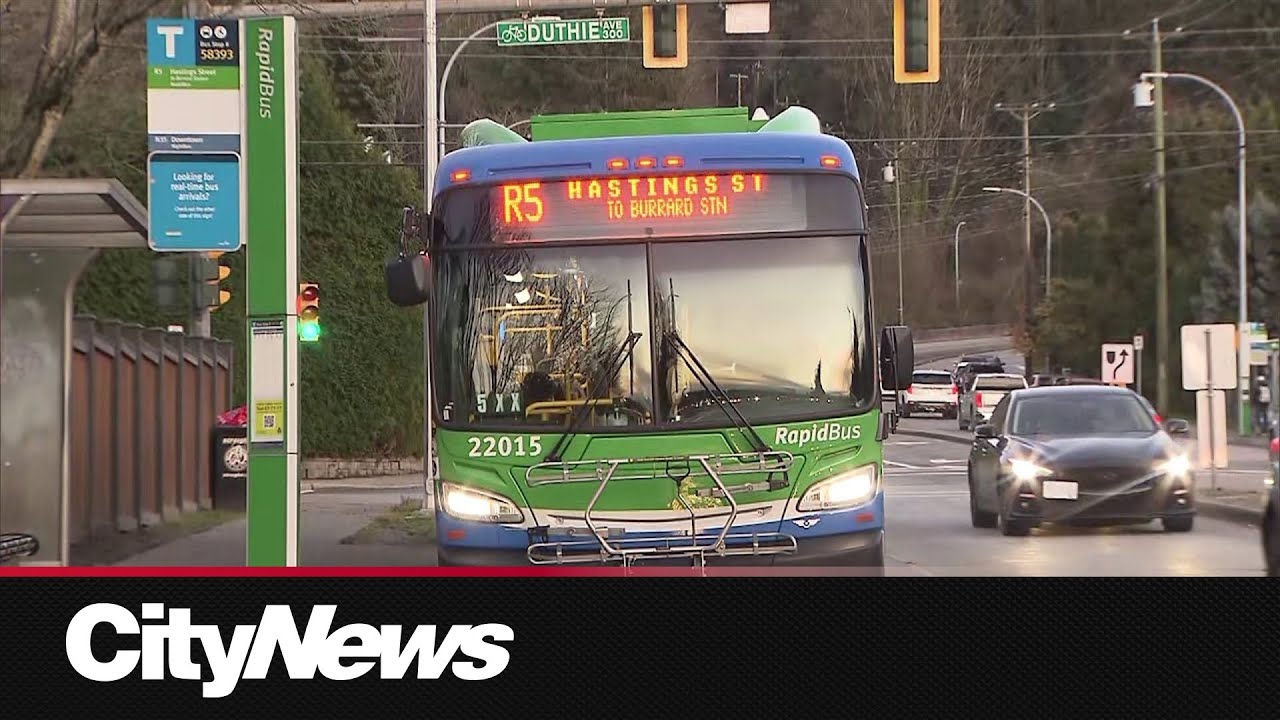 Burnaby city council approves Hastings Street bus lanes - YouTube