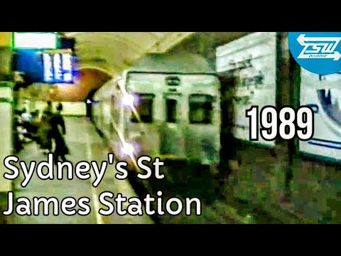 Rail in the 80s - Sydney's St James station underground disused ...