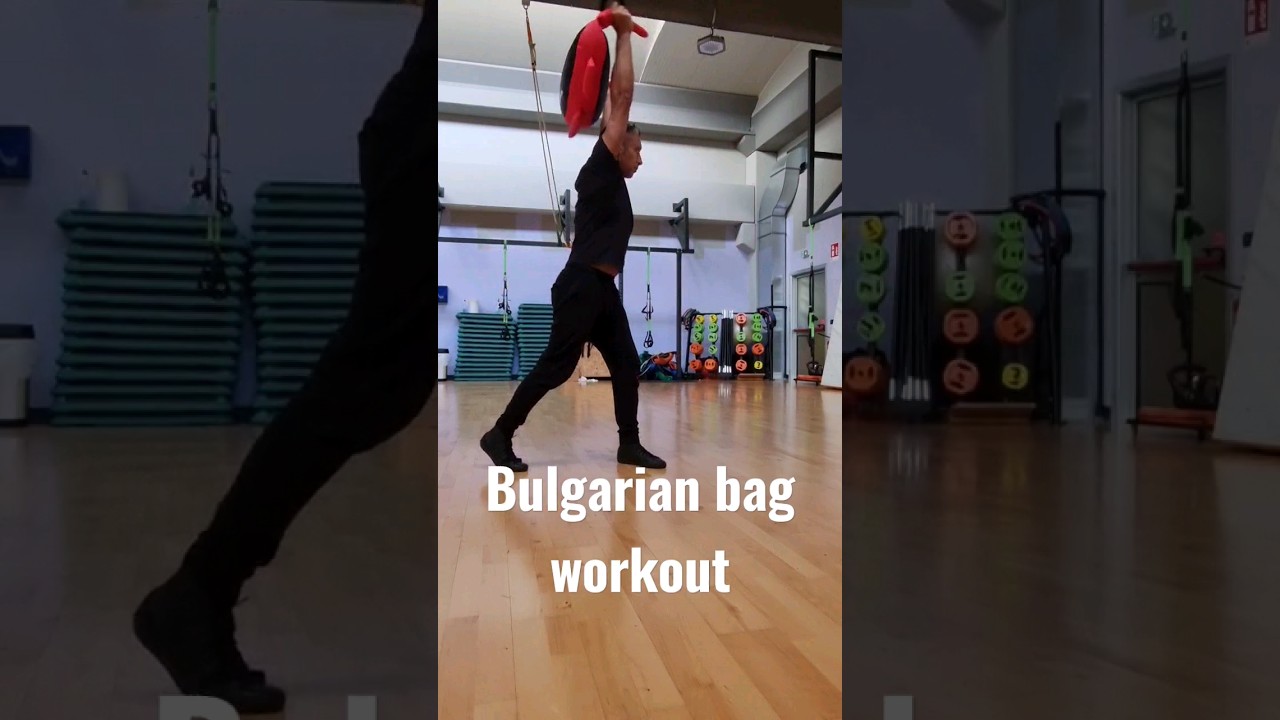 Bulgarian bag Workout 12 min emom, 6 snatch + 6 thrusters #workout ...