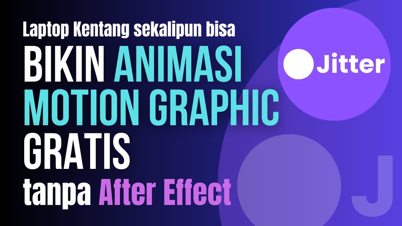 Jitter: Membuat Motion Graphics | Animasi | Gratis tanpa After Effect ...